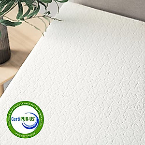 Best Price Mattress 12 Inch Queen Mattress Bed-In-A-Box, Green Tea Memory Foam, White