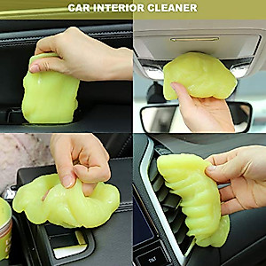 【2023 Upgraded】Cleaning Gel for Car, Car Cleaning Kit Car Accessories Universal Detailing Automotive Dust Car Crevice Cleaner Auto Air Vent Interior Detail Removal Putty Cleaning Keyboard Cleaner