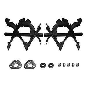 Snow Joe ION24SB-AUGERBLD Dual-Stage Snow Blower Replacement Auger Blades for iON24SB & iON8024, Black