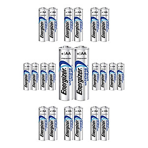 24x Energlzer AA Lithium Batteries Ultimate L91 Exp:2038 USA Wholesale Lot