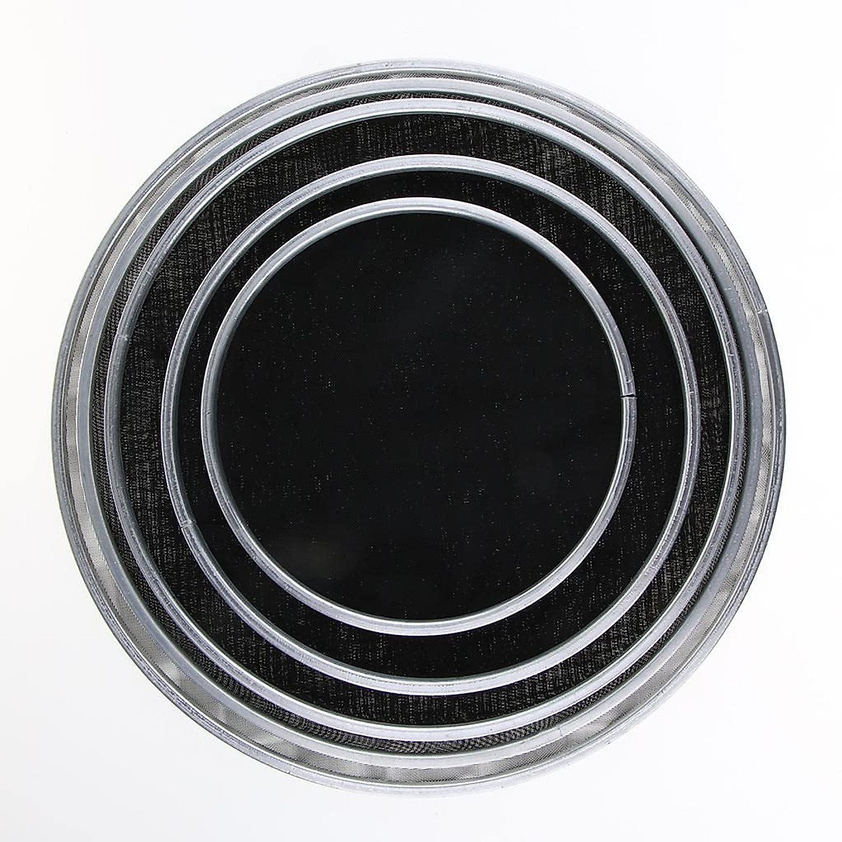 2-Ply Mesh Silent SKIN for Drum Set Replacement, Black, 8inch