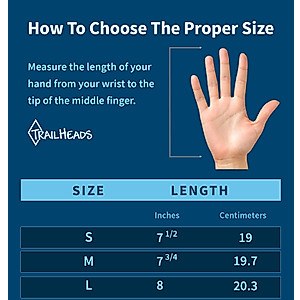 TrailHeads Touchscreen Quilted Running Mittens for Women | Insulated Hand Protection - Medium