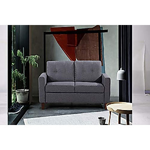 US Pride Furniture Love Seats, Dark Gray