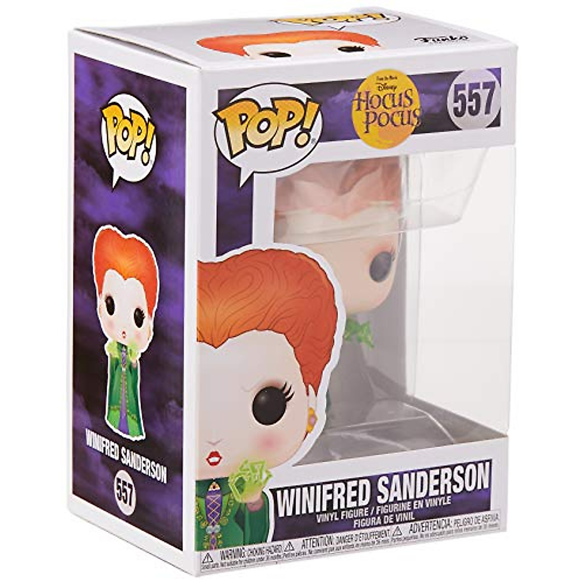 Funko POP! Disney: Hocus Pocus - Winifred with Magic, Multicolor, std