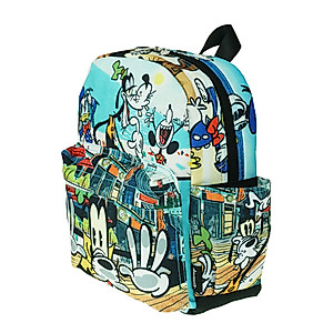 KBNL Goofy 12inch Deluxe Al Over Print Daypack A21377 Medium