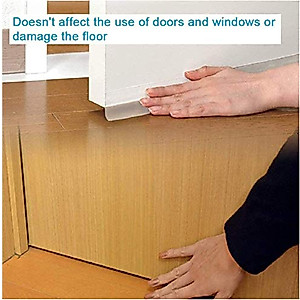 Zengest Door Strip Bottom, House and Glass Shower Door Seal Strip for Side of Door(Transparent), 1" x 16.4'