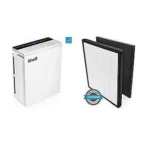 LEVOIT Air Purifier for Home Bedroom, H13 True HEPA Filter for Extra-Large Room, LV-PUR131 & Air Purifier LV-PUR131 Replacement Filter, True HEPA & Activated Carbon Filters Set, LV-PUR131-RF