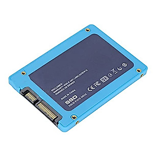 RTLR 2.5 Inch Internal SSD, Shock Resistant Improve Performance Ultra Low Power Consumption Blue SATAIII SSD for Computers for Home for Office
