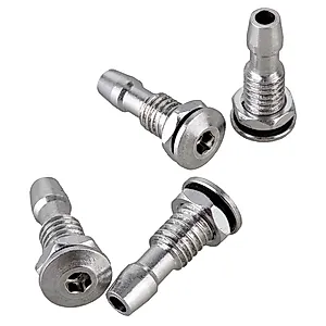 Mxfans 4X Outlet Nozzle Water Valve M6 Silver for RC Boat DIY Connecting