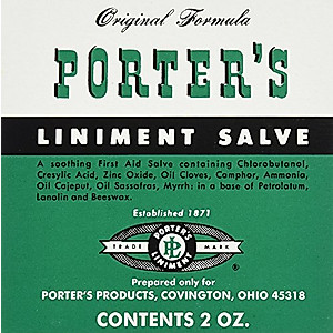 Porter's Liniment Salve, 2 Ounce