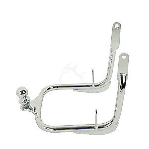TCT-MOTORPARTS Chrome Trailer Hitch Tow Receiver Fit for Harley Road King Electra Glide 2009-2013; Street Glide Special FLHXS 2009-2023; Ultra Limited FLHTK 2010–2013