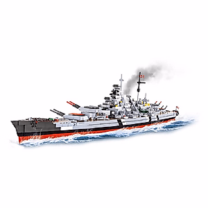 COBI Historical Collection World War II Battleship Bismarck, White