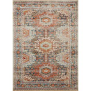 Loloi II Jocelyn Collection JOC-03 Mist/Multi 9'-6" x 12'-6" Area Rug