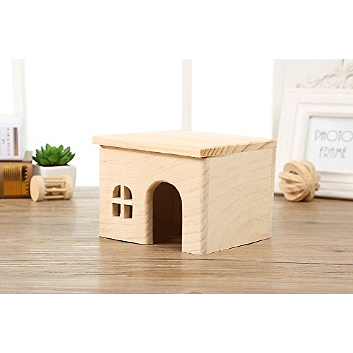 OMEM for Small Animals House Natural Life Tunnel System Such as Hamsters, Guinea Pigs, Golden Bears, Hedgehogs, Rabbits, Turtles, Easy to Clean (S)