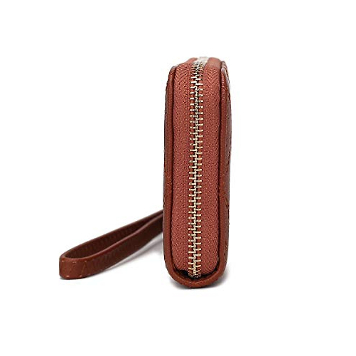 MKF Wallet Wristlet Handbag for Women – PU Leather Bag – Double Zipper Multi Compartment Designer clutch Purse