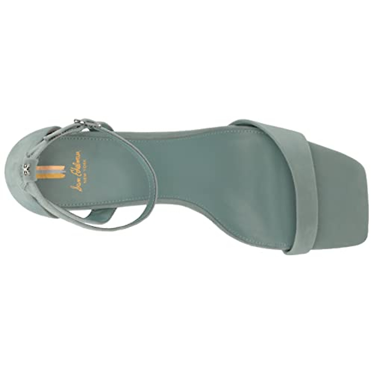 Sam Edelman Women's Wilson Heeled Sandal Tide Blue 9 Medium