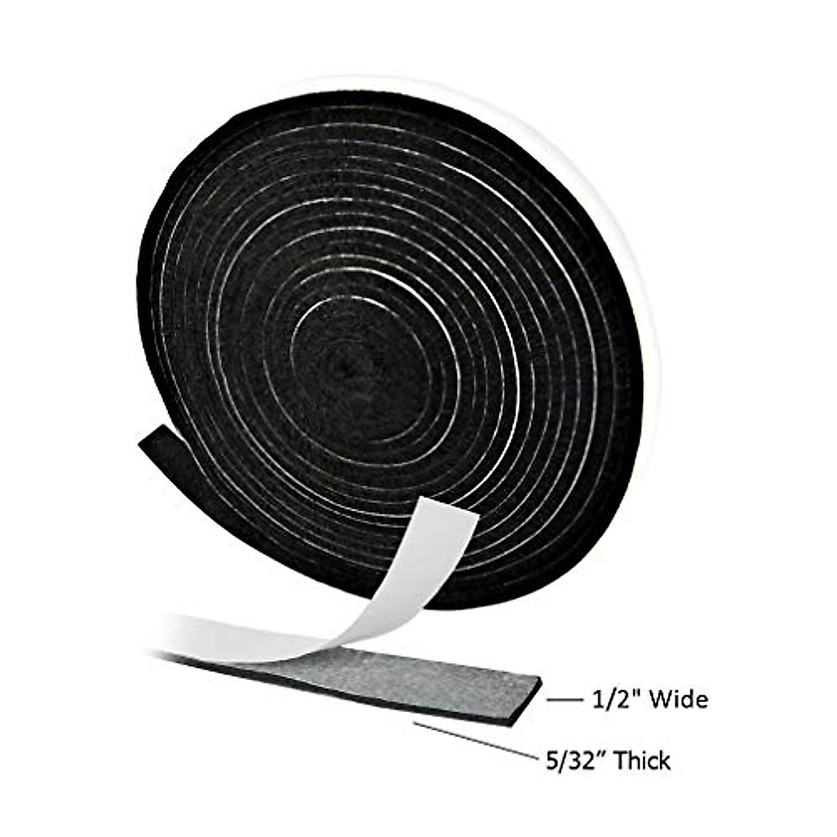 Onlyfire BBQ High Heat Gasket Replacement with Adhesive Fits for BBQ Smoker