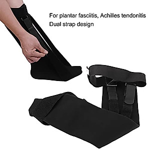 Plantar Fasciitis Night Splint Sock, Adjustable Compression Socks, Elastic Stockings with Dual Strap Design, Night Splint Compression Socks(S)