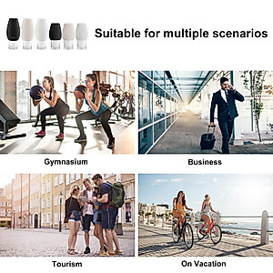 Beveetio 18 Pack Travel Bottles TSA Approved Containers,3oz + 2oz Leak Proof Travel Accessories Toiletries,BPA Free Silicone Squeezable Travel Tubes for Cosmetic Shampoo Conditioner Lotion Soap