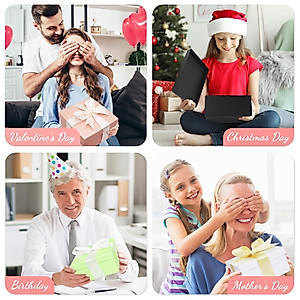 GLGHMH 6 Pack Square Nesting Gift Boxes With Lids,Bridesmaid Proposal Box with Ribbon Thank You Card，For International Woman's Day Wedding Anniversaries Birthdays Baby Shower Thanksgiving (PINK)