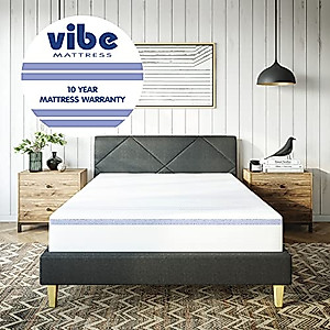 Vibe Gel Memory Foam 12-Inch Mattress | CertiPUR-US Certified | Bed-in-a-Box, Full