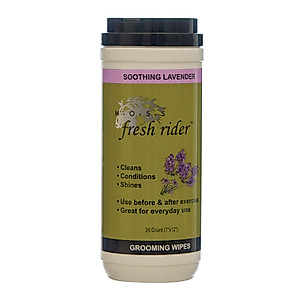 MOSS Fresh Rider Horse Grooming Wipes - Lavender