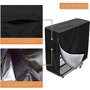Universal Folding Bed Storage Cover 39" Lx 15 "W x 44.8 "H Rollaway Bed Storage Cover Fits Twin Size 38 Inch Beds Dustproof Guest Bed Protector with Zipper for Easy On and Off Black