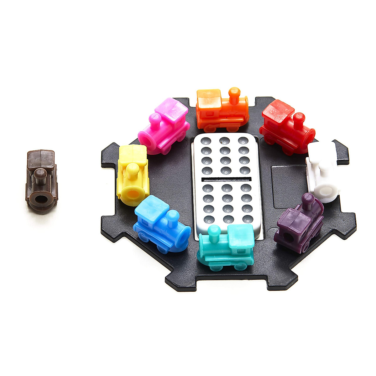 The Mexican Train Dominoes - 91 Color Dot Double 12 Dominoes