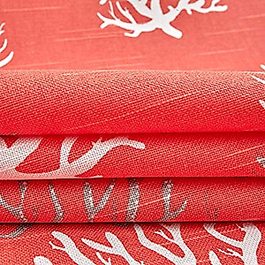 Premier Prints Isadella Coral Slub Salmon, Fabric by the Yard