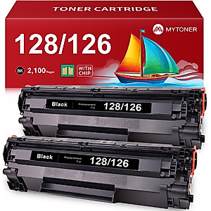 MYTONER Compatible Toner Cartridge Replacement for Canon 126 CRG126 Toner for imageCLASS LBP6230dw LBP6200d Laser Printer (Black, 2-Pack)
