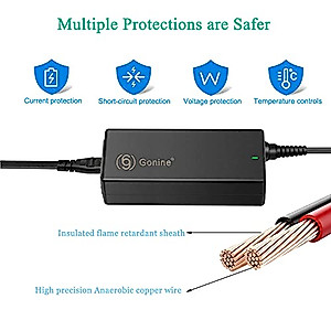 Gonine 90W Universal Laptop Charger, 110-240V AC to DC 19V 19.5V 20V 18.5V 15V 16V AC Power Supply Adapter, Compatible with HP Dell Acer Asus Toshiba Gateway Lenovo Notebook.…