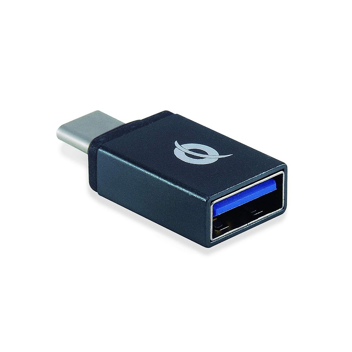 Conceptronic HUBBIES04B 4-Port USB 3.0 Hub and OTG Adapter for USB-C