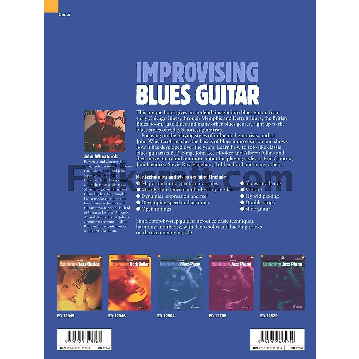 Improvising Blues Guitar: An Introduction to Blues Guitar Styles, Techniques & Improvisation Book/CD Pack (The Schott Po Styles Series)