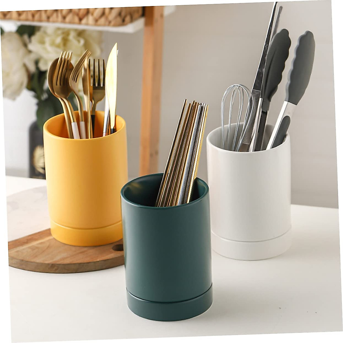Hemoton 1 Set Chopstick Holder Kitchen Organizer Kitchen Tool Countertop Organizer Utensil Holder