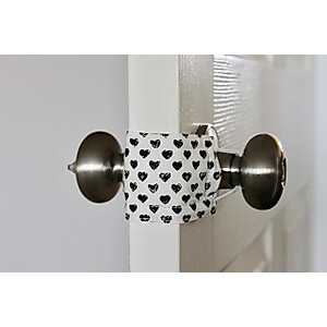Latchy Catchy | Never Hear A Door Slam Again (Door Silencer/Jammer/Cushion) (1 Pack, Love Doodles)