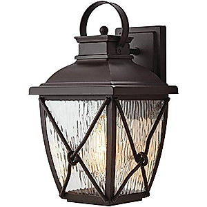 Home Decorators Collection HB7087-314 Springbrook 1-Light Rustic Outdoor Wall Mount Lantern