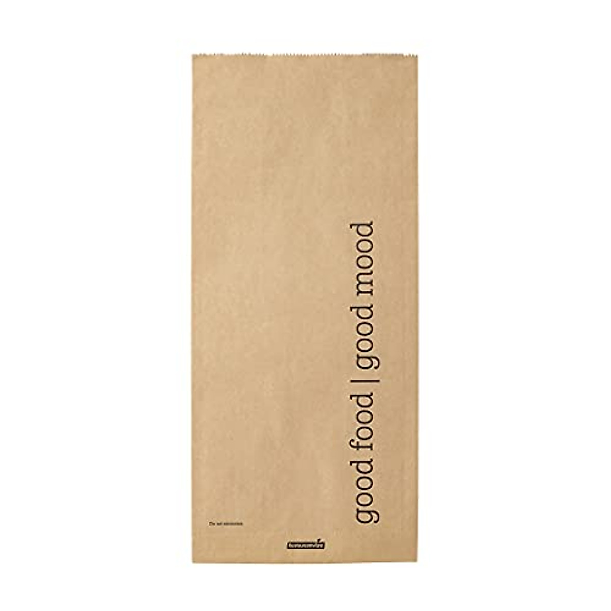 Restaurantware Bag Tek 6.5 x 4.1 Inch Foil Food Bags 100 Half Gallon Hot Dog Wrappers - Greaseproof Non Vented Kraft Paper Hot Food Wraps Disposable For To Go Meals
