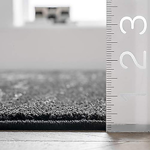 nuLOOM Arlena Vintage Runner Rug, 2' 6" x 6', Black