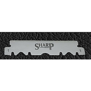 Sharp Hi-Chromium Stainless Straight Edge Barber Razor Blades for Professional Barber Razors, 100 Blades