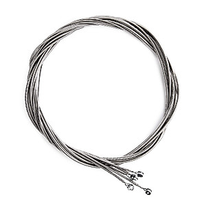 Bass Guitar Strings, Alice Bass String 5 Strings Medium Gauge 45-130 Nickel Alloy Winding String with Nickel-Plated Ball-End for 5 Strings Electric Bass