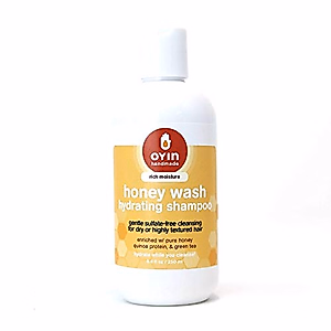 Oyin Handmade Honey Wash Hydrating Shampoo with Pure Honey | 8 oz
