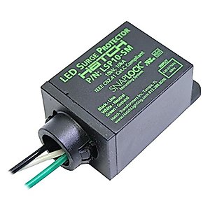 Hatch LSP10-SM - LED Surge Protector - Single Split Phase - Type 4 SPD - Hardwired - 10kA Max. Capacity - 120-277 Volt - NEMA 3R Indoor/Outdoor Enclosure
