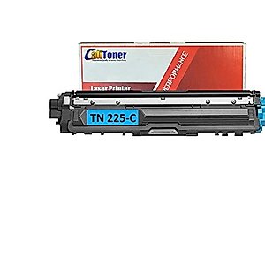 Calitoner Compatible Laser Toner Cartidges Cyan Replacement Brother TN221 TN225 for Brother MFC-9130CW, MFC-9330CDW, MFC-9340CDW, HL-3140CW, HL-3170CDW Printer- (1 Pack)