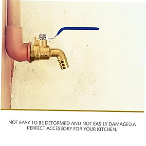 Mikikit Hot Water Tap Kitchen Sink Faucet Kitchen Faucet Barrel Faucet Bathroom Sink Faucet Waterfall Faucet Bathroom Faucets Basin Faucet Metal Faucet Hot Water Nozzle Bath Faucet
