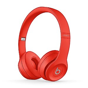 Beats Solo3 Wireless On-Ear Headphones - Apple W1 Headphone Chip, Class 1 Bluetooth, 40 Hours of Listening Time - (Product) RED (Previous Model)