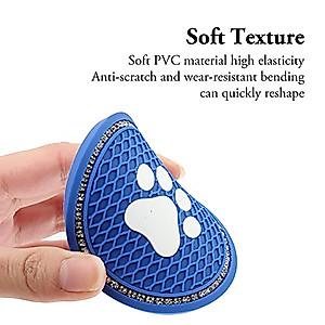 JIMAT Bling 2 Pack PAW Car Coasters for Cup Holders in Holder Set Accesories Crystal Vehicle Interior Accessories Mats Women Lady Girl 2.75in Diameter (Black) (JM-8698)