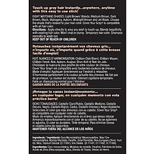 Cover Your Gray Hair Color Touch-Up Stick - Black (2-Pack)