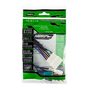 Metra 70-8112 Radio Wiring Harness for Toyota Amp Integration 15 Pin