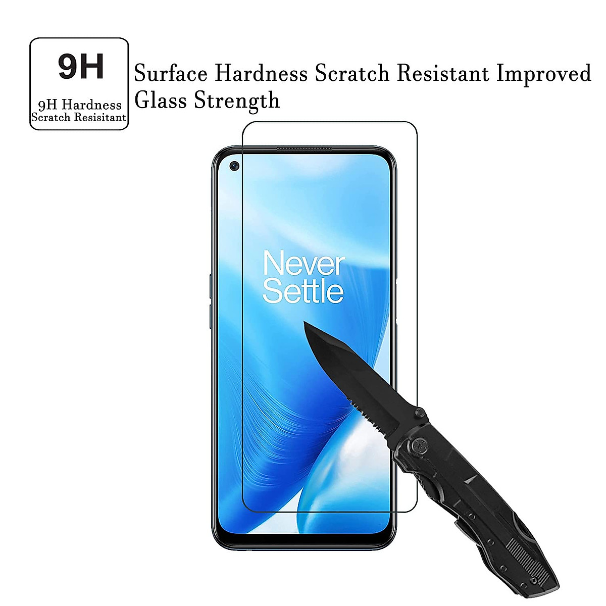 Oneplus Nord N200 5G Screen Protectors (3 Pack),Douglass 9H Tempered Glass Film Anti-Scratch Anti-Fingerprint Glass Screen Protectors Zero Bubbles Ultra-clear 99.99%, Transparent