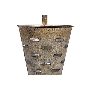 Creative Co-Op Metal Olive Bucket with Hook